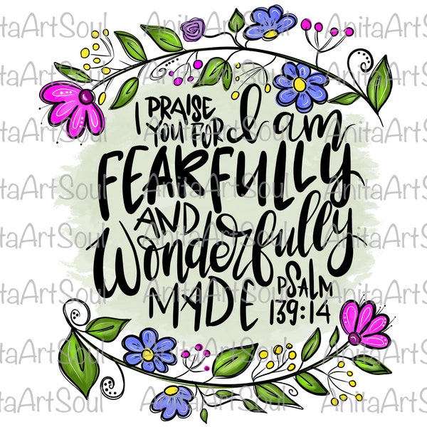 Fearfully and Wonderfully Made - Etsy