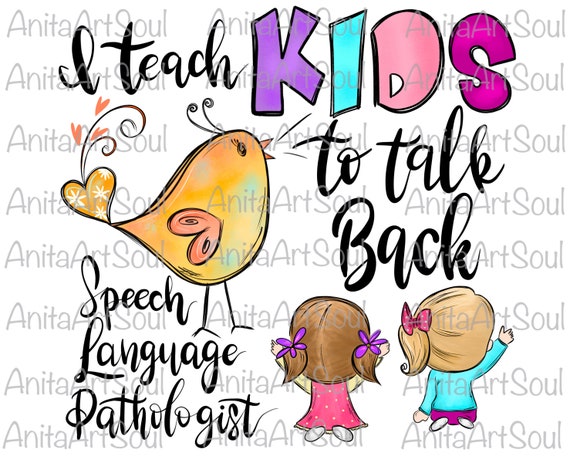 I Teach Kids to Talk Back Sublimation PNG Design Speech - Etsy Australia