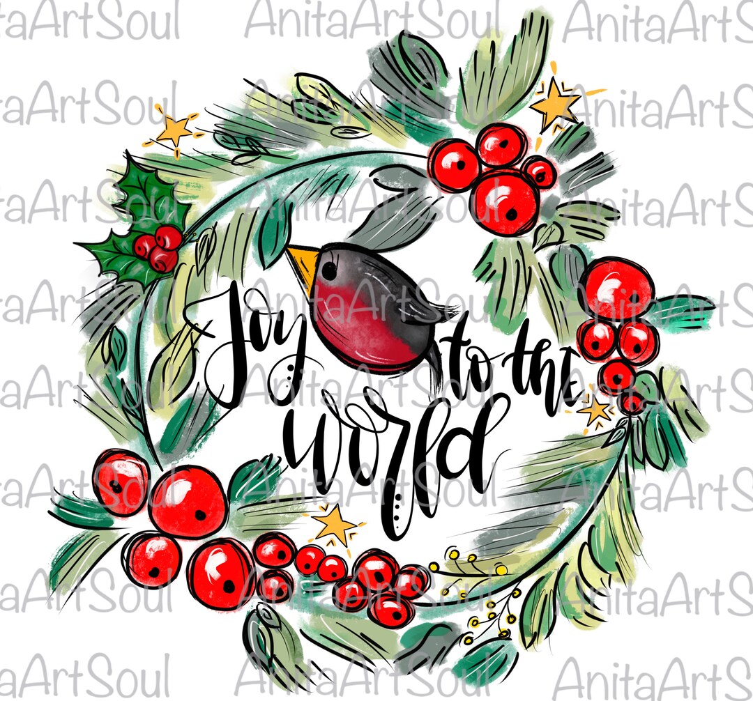 Christmas Sublimation PNG Design Hand Drawn Digital Download - Etsy