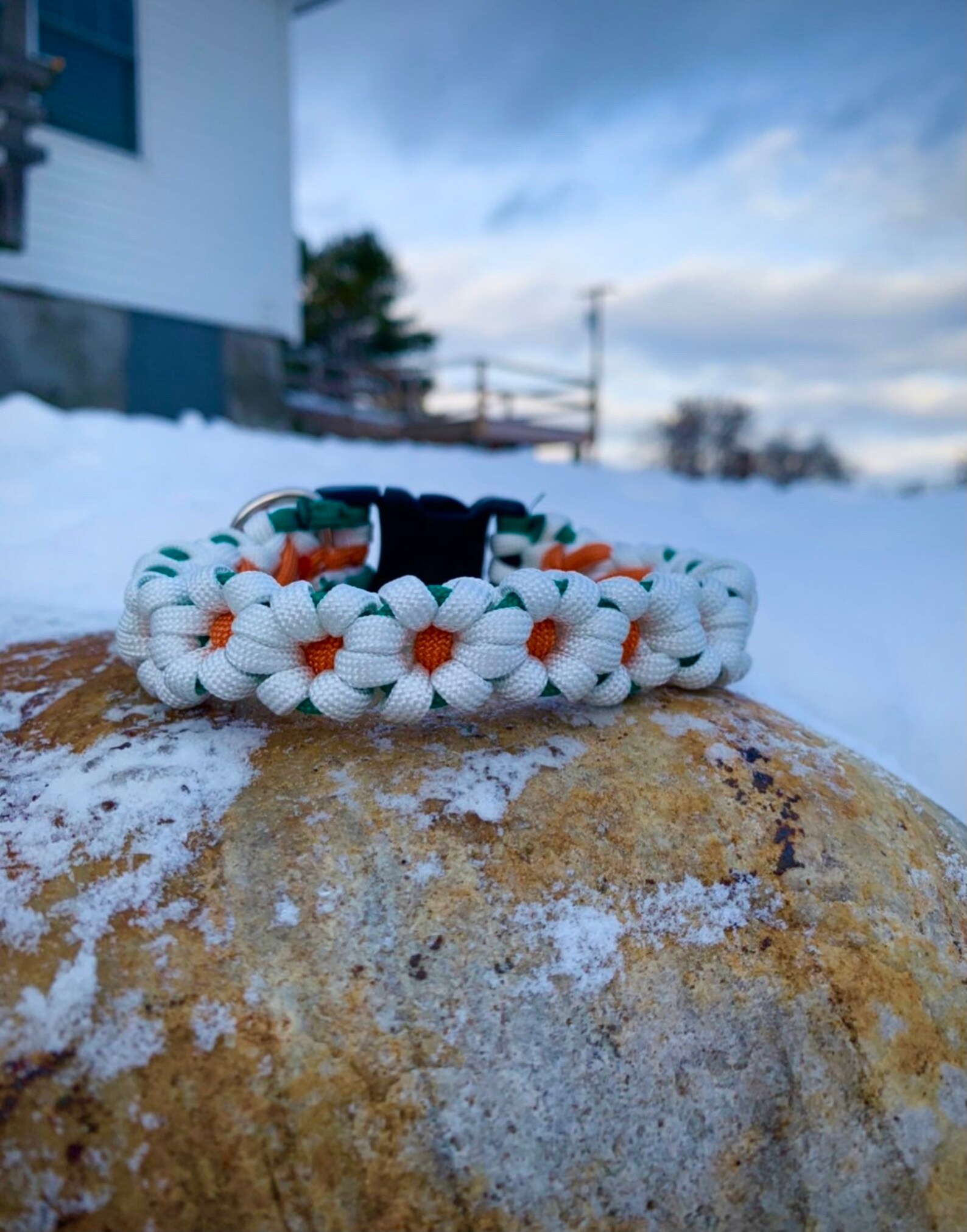 Flower Paracord Pet collar | Etsy