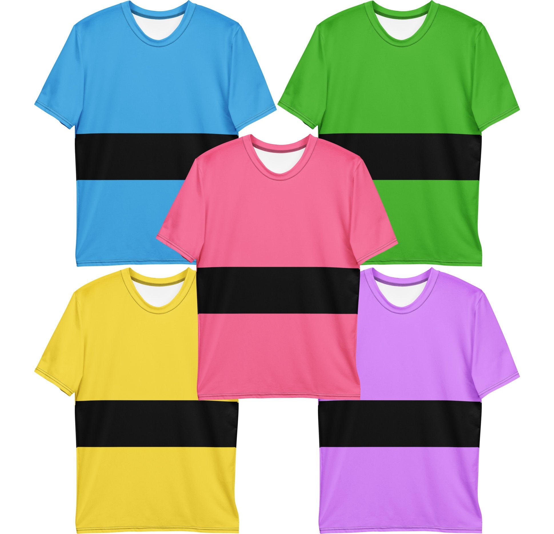 Power Striped Cosplay T-shirts - Etsy