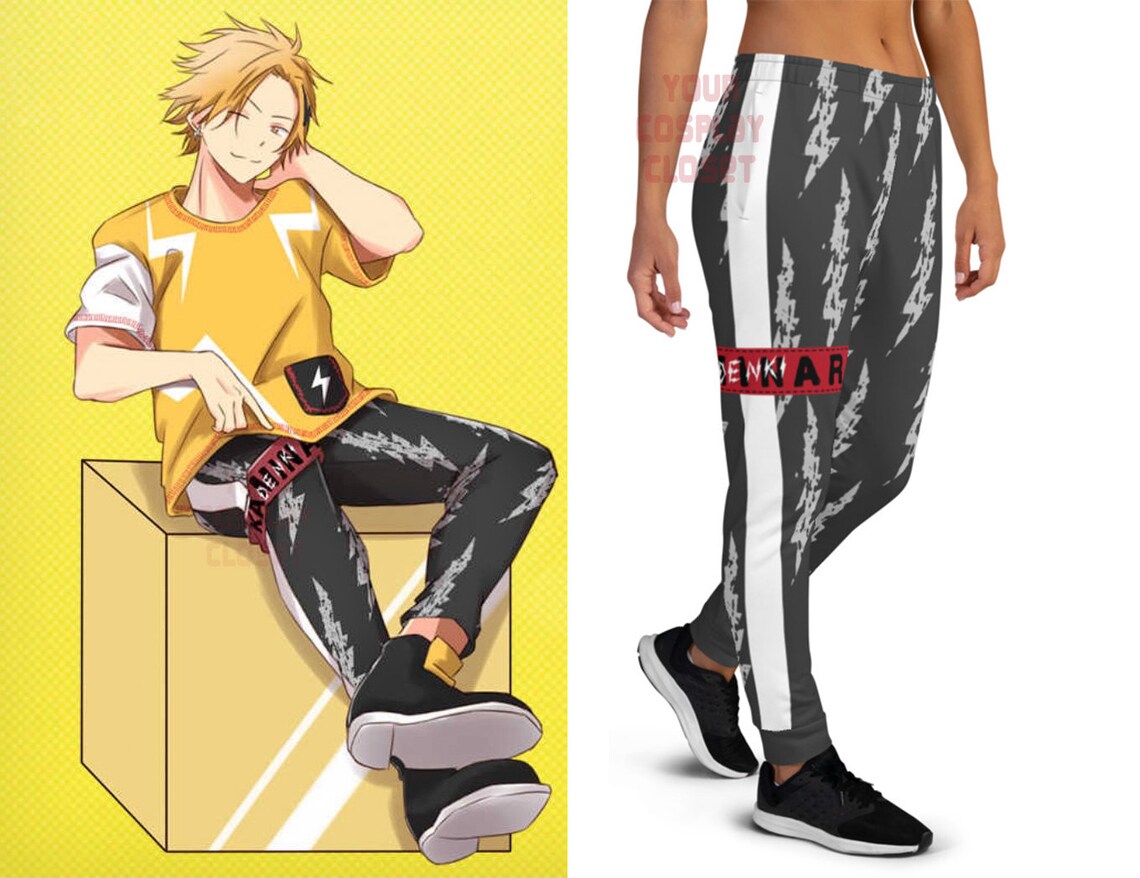 Electric Hero Lightening Bolt Cosplay Joggers - Etsy