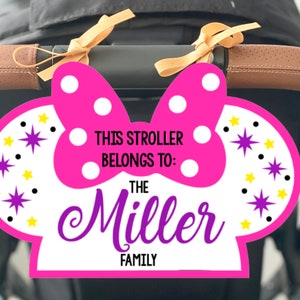 Disney Stroller Tag, Disney Stroller Sign, Cast Member Stroller Spotter ...