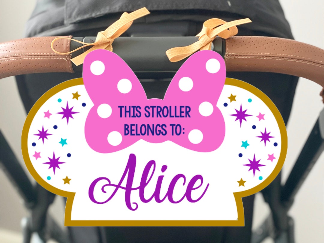 Disney Stroller Tag, Disney Stroller Sign, Cast Member Stroller Spotter ...