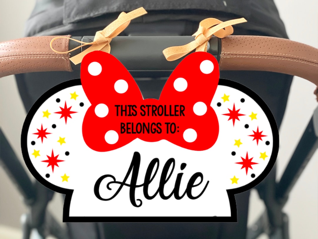 Disney Stroller Tag, Disney Stroller Sign, Cast Member Stroller Spotter ...