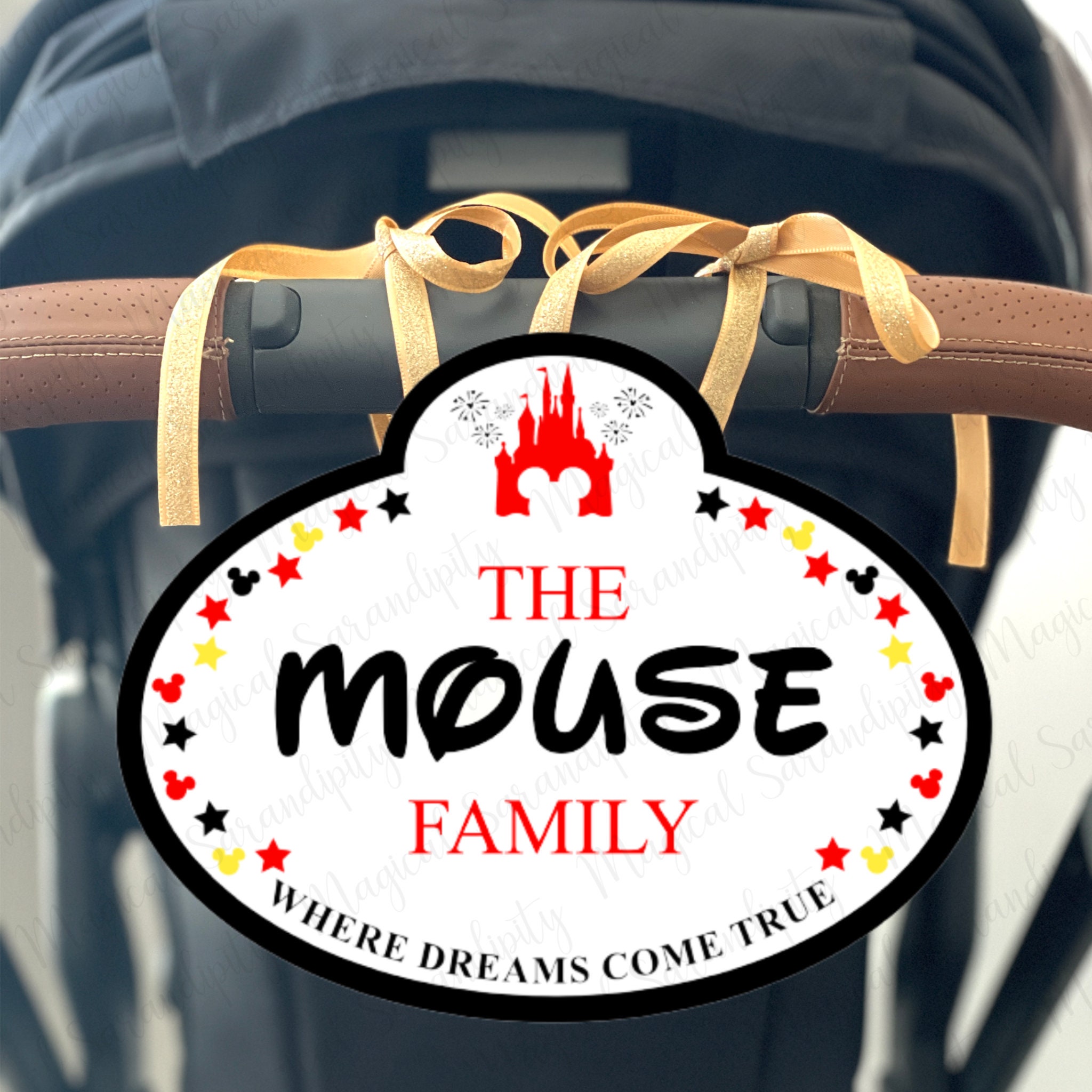 Disney Stroller Tag Disney Stroller Sign Cast Member | Etsy