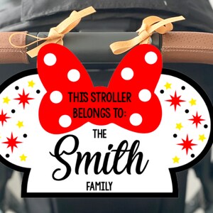 Disney Stroller Tag, Disney Stroller Sign, Cast Member Stroller Spotter ...