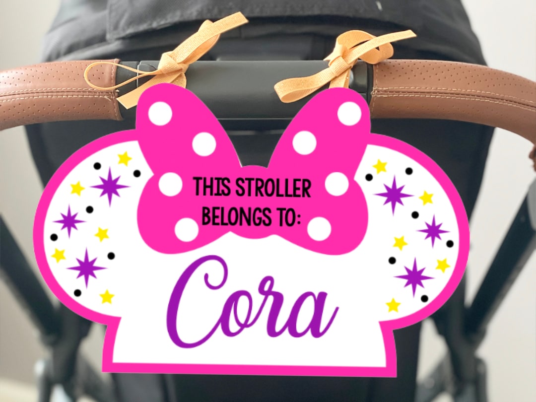 Disney Stroller Tag, Disney Stroller Sign, Cast Member Stroller Spotter ...