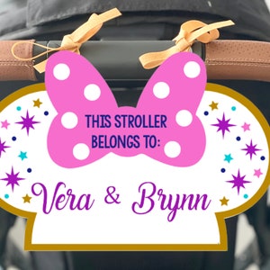 Disney Stroller Tag, Disney Stroller Sign, Cast Member Stroller Spotter ...
