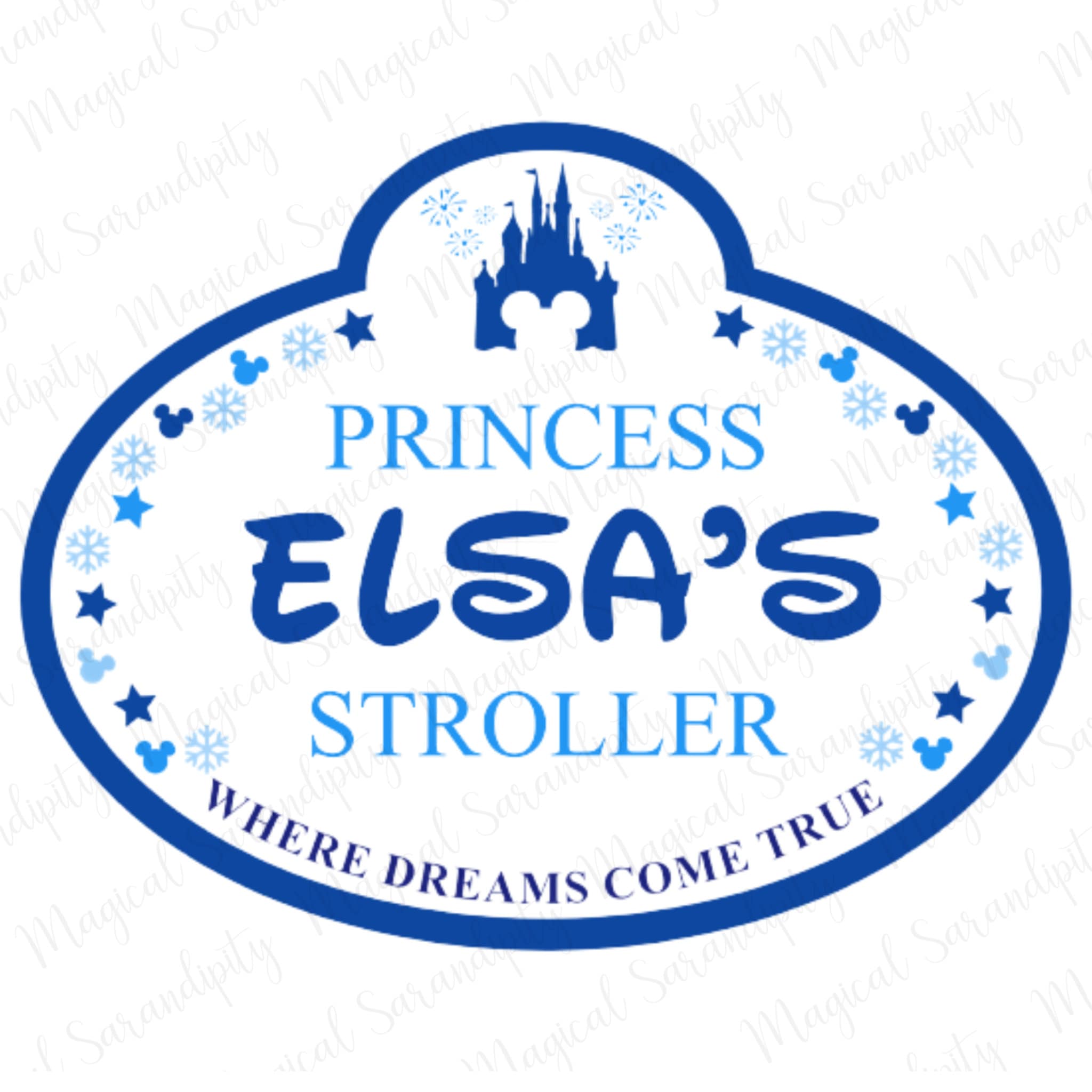 Disney Stroller Tag, Disney Stroller Sign, Cast Member Stroller Tag ...
