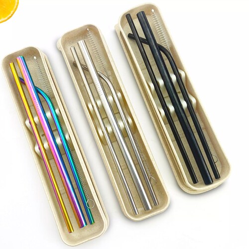 Reusable Straw Stainless Steel Customized Case Straw With - Etsy