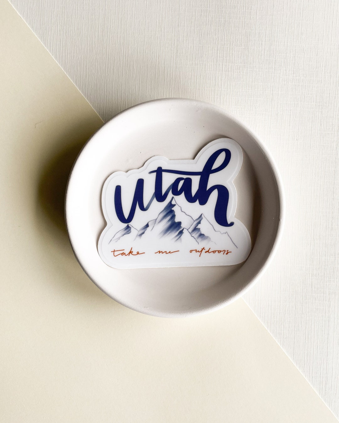 UTAH STICKER Vinyl Utah Sticker Outdoors Sticker - Etsy