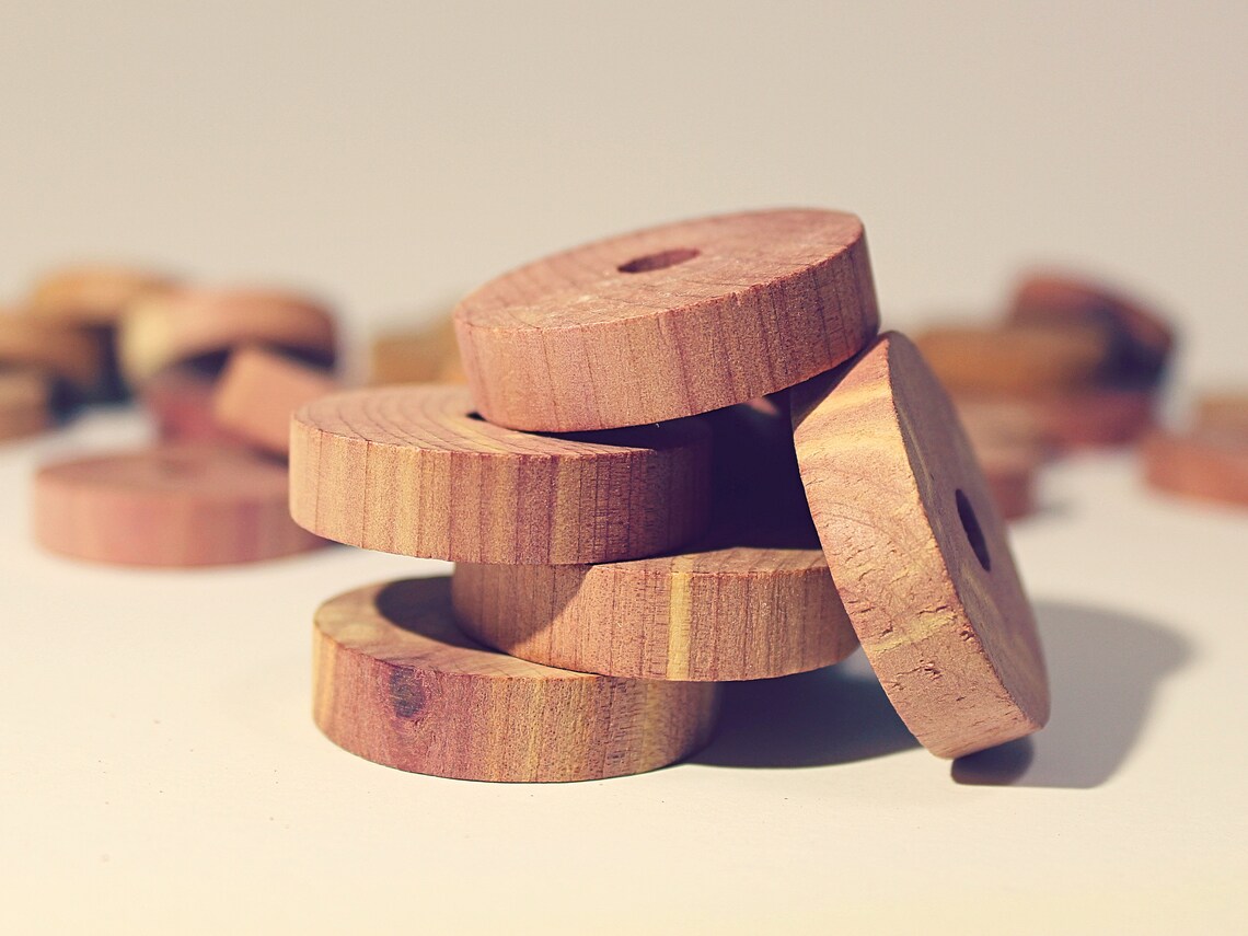 Sample Pack of NATURAL MOTH BALLS Red Cedar Wood Rustic Wood Crafts ...