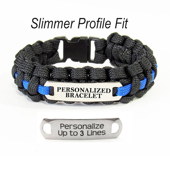 Personalized survival bracelet store