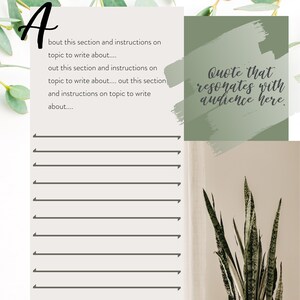 Canva Self Reflection Workbook Template - Etsy