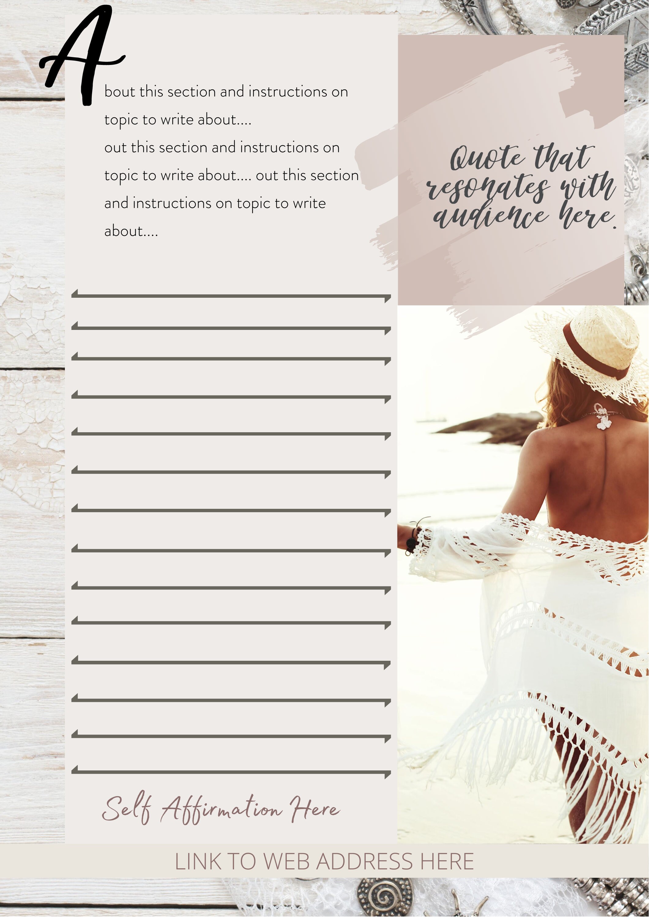 Canva Self Reflection Workbook Template Breezy - Etsy