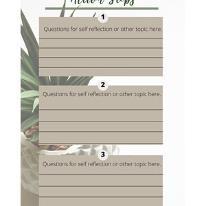Canva Self Reflection Workbook Template - Etsy