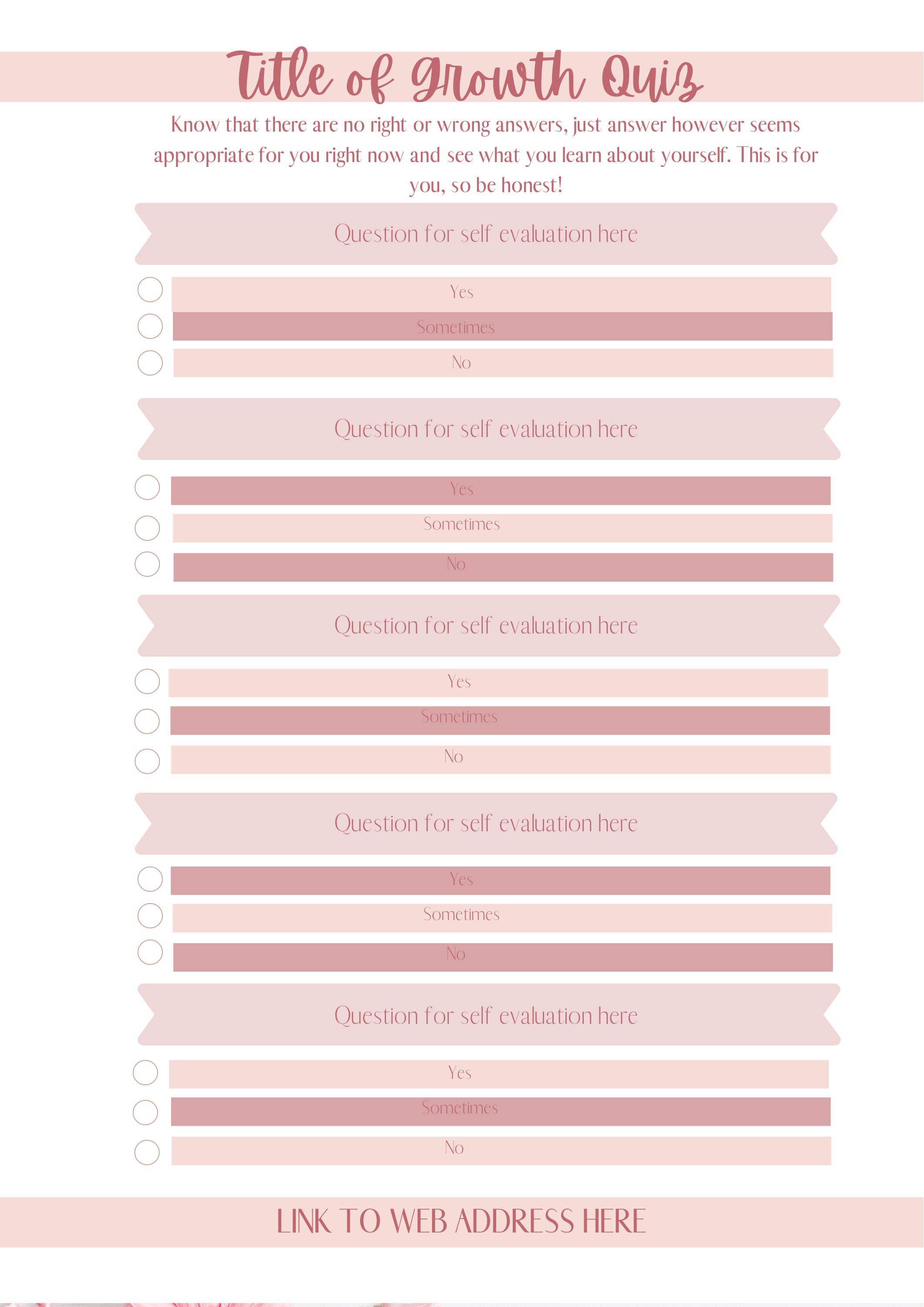 Canva Self Reflection Workbook Template Spring - Etsy