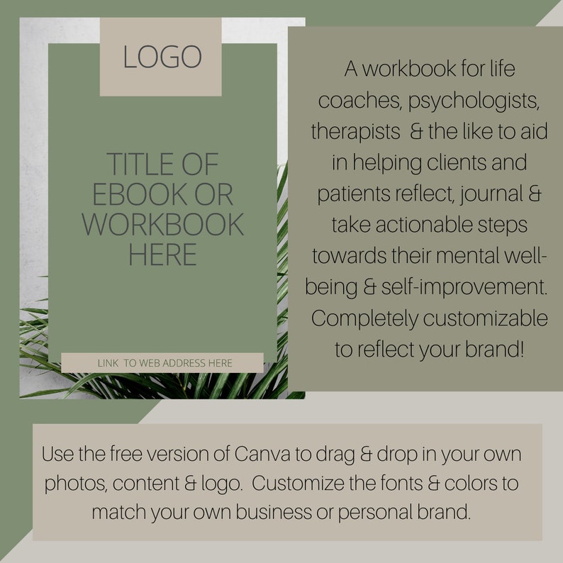 Canva Self Reflection Workbook Template - Etsy