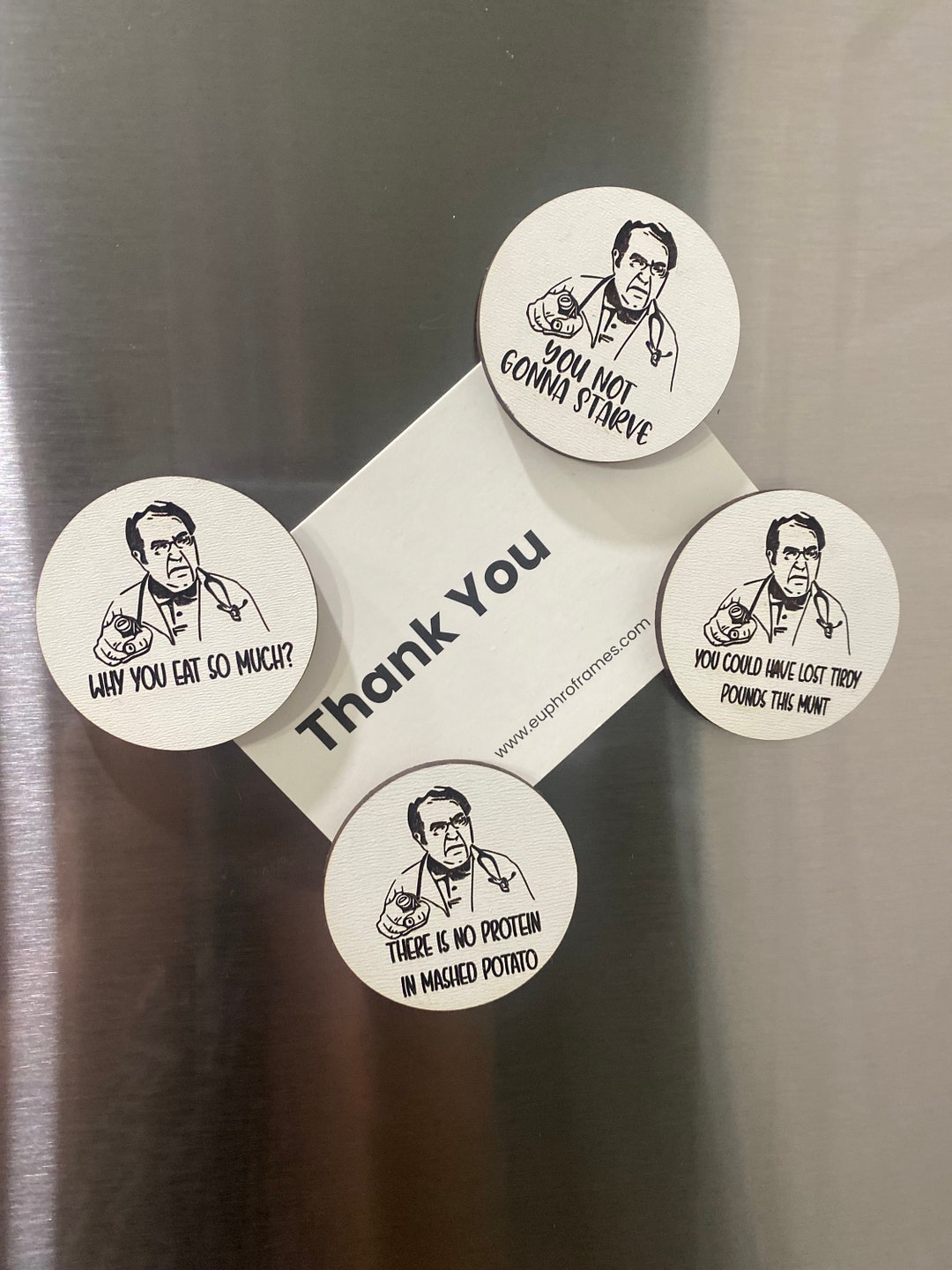 Dr. Now Fridge Magnets, Custom Magnets, Gastric Bypass Gift, Weight ...