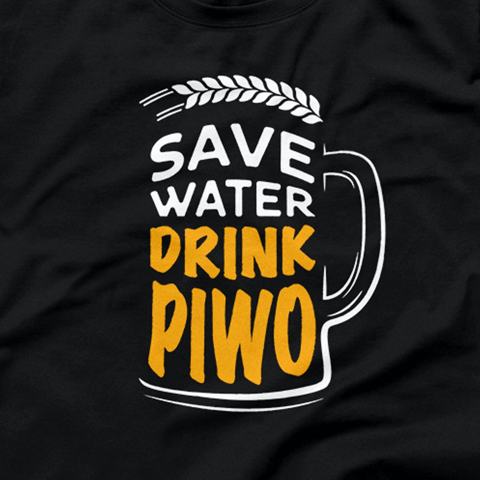 Polish T-shirt, Piwo T-shirt, Save Water Drink Piwo - Etsy