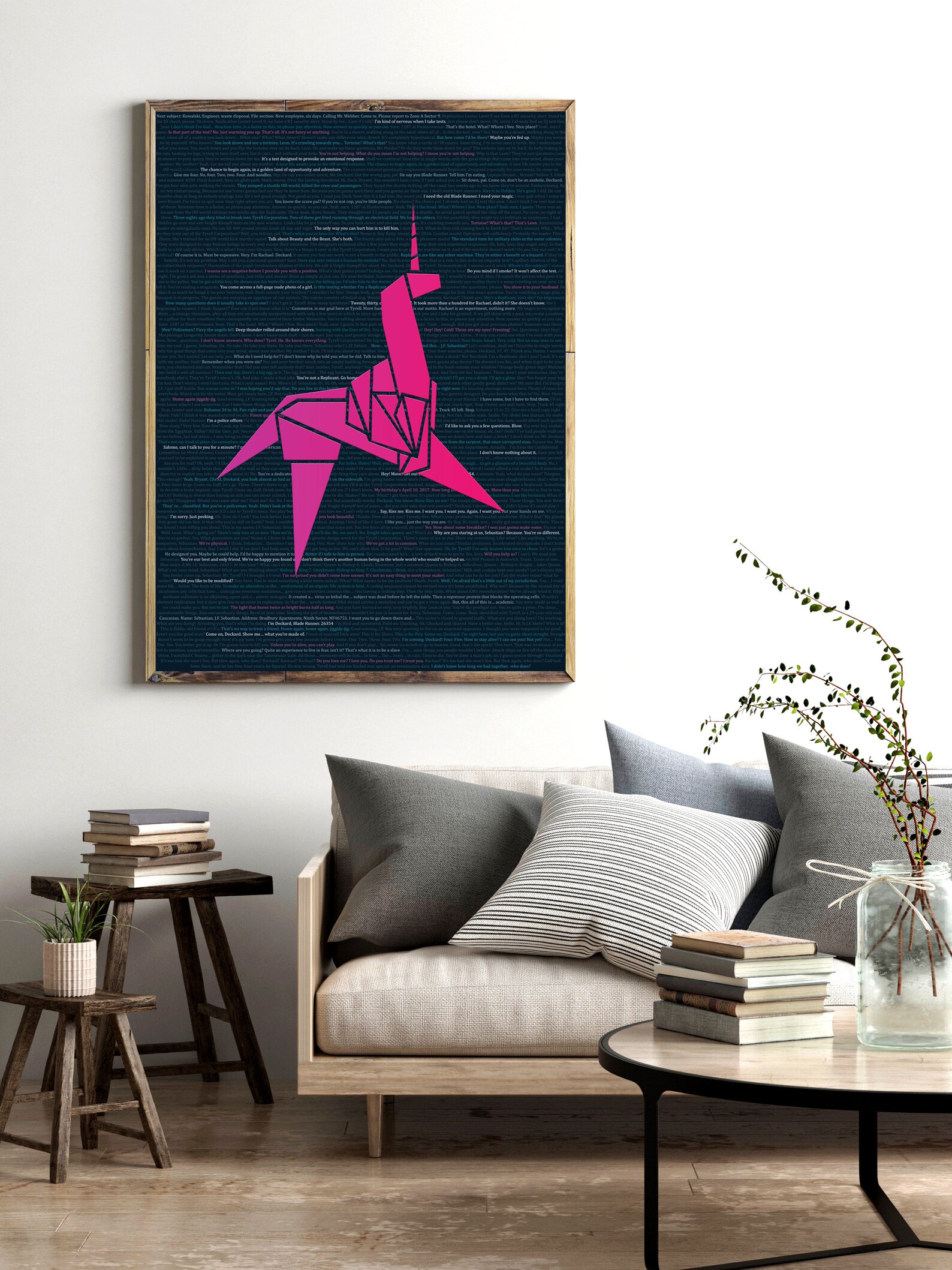 Blade Runner Wall Art Print 80s Movie Decor Instant | Etsy