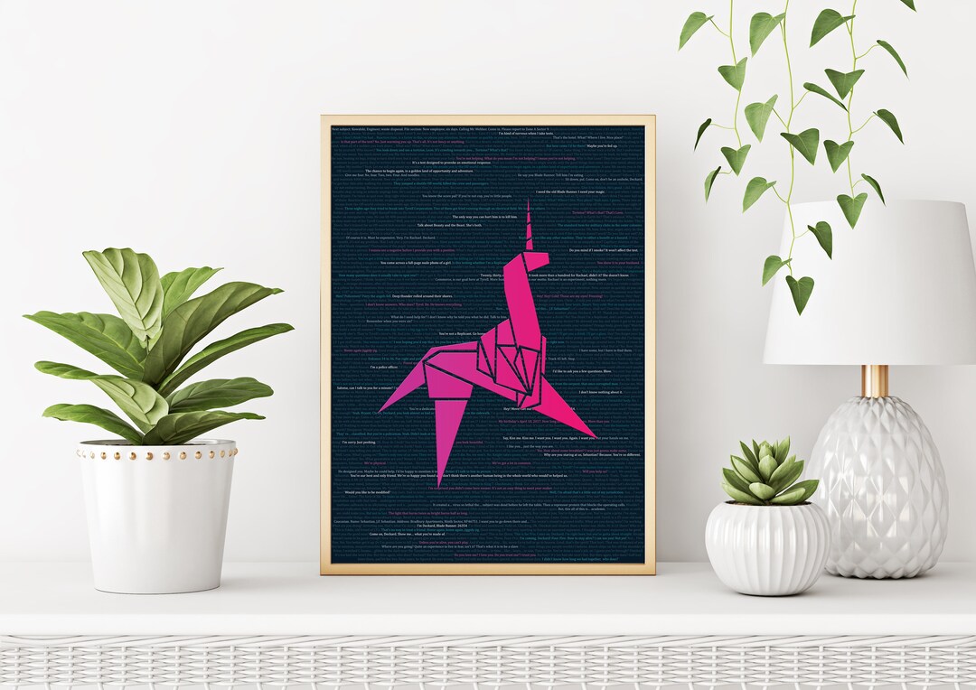 Blade Runner Wall Art Print 80s Movie Decor Instant Digital Download ...