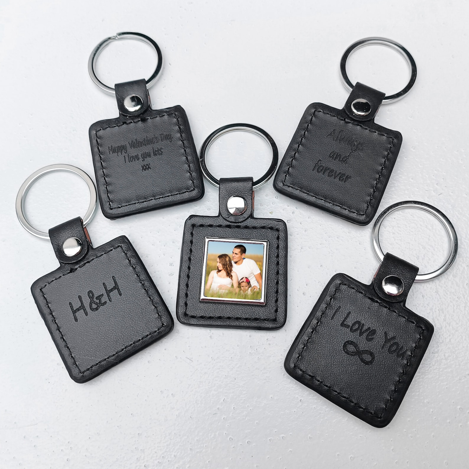 Personalised Keyring Engraved Keyring Photo Key Ring - Etsy
