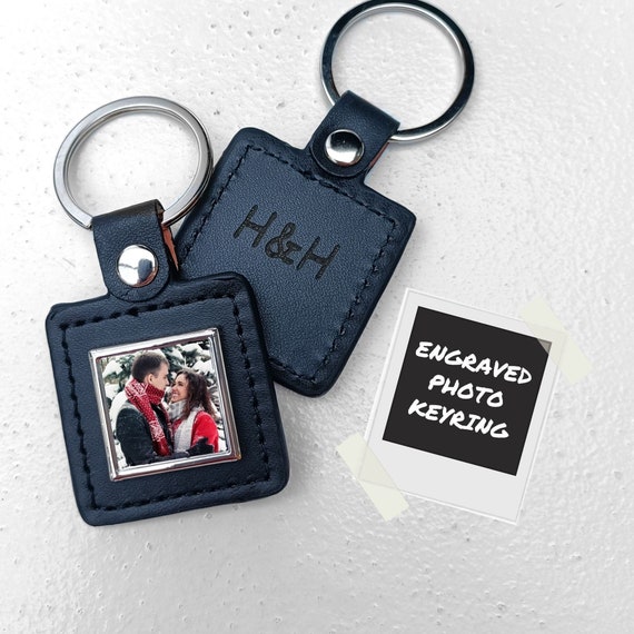 Personalised Keyring Engraved Keyring Photo Key Ring - Etsy