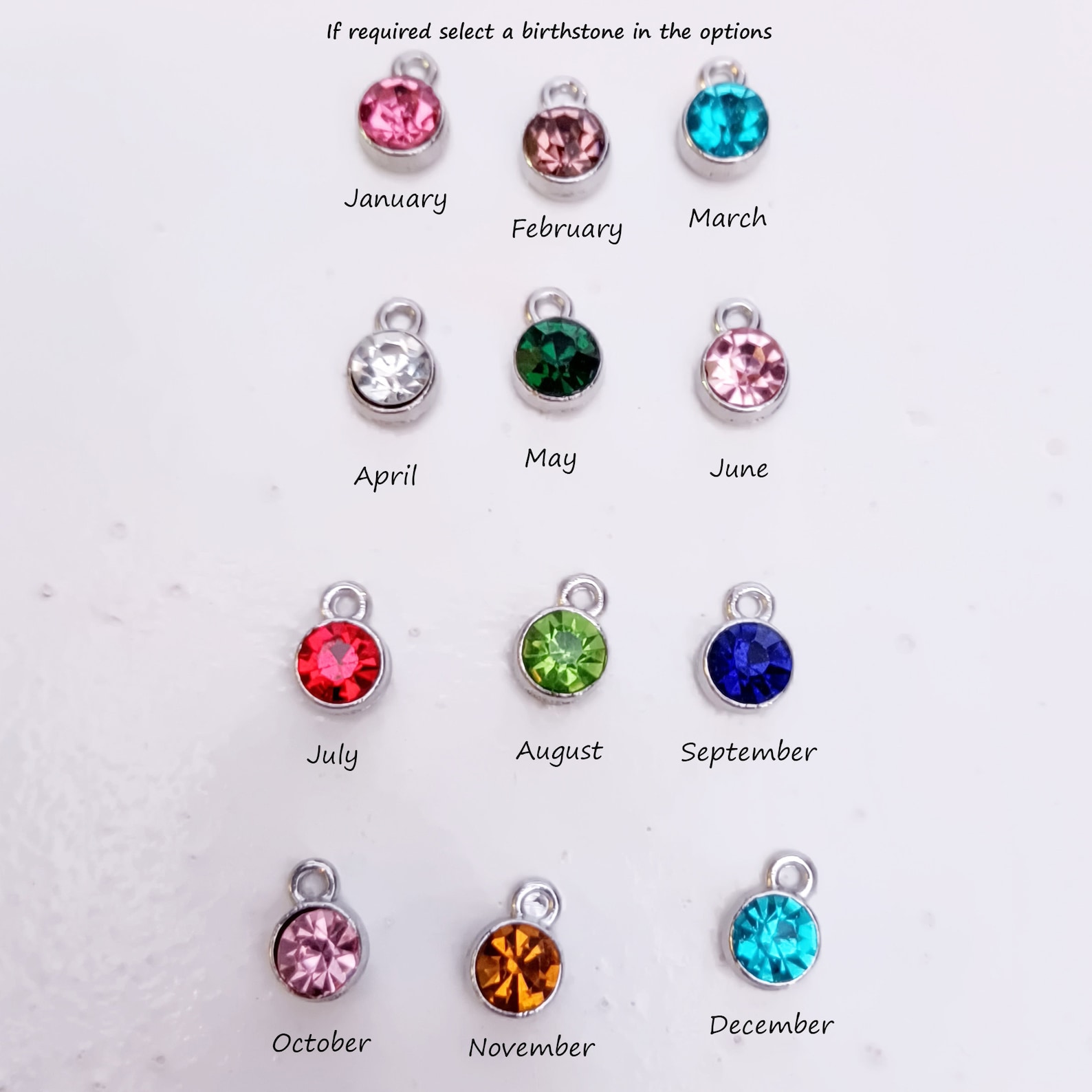 Birthstone Birthday Keyring Personalised - Birthday Gifts for Her Key ...