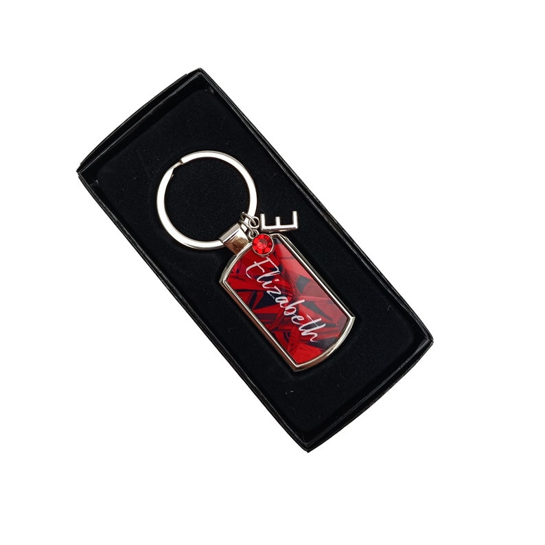 Birthstone Birthday Keyring Personalised - Birthday Gifts for Her Key ...