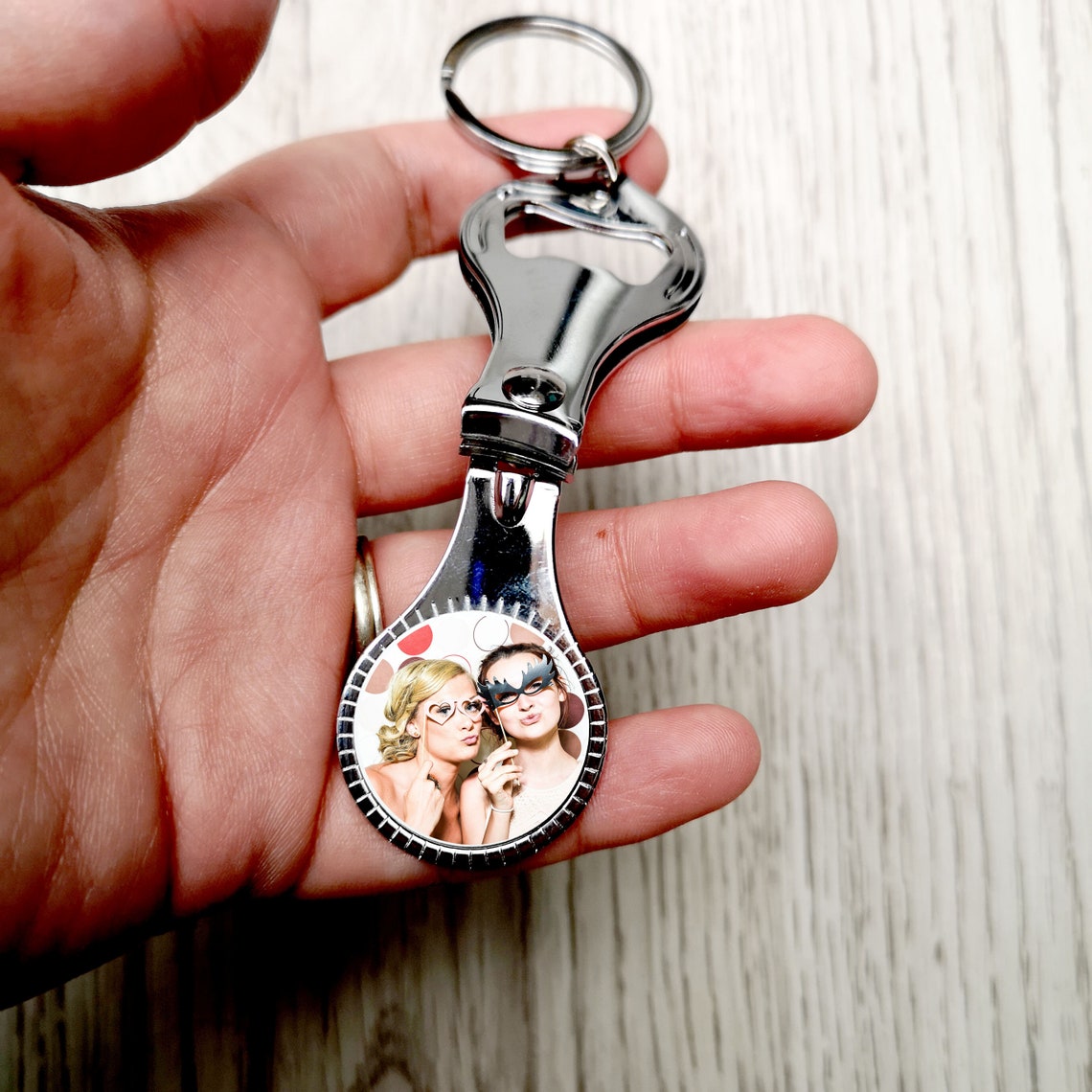 Hen Party Gifts - Photo Keyring, Bottle Opener, Nail Clippers and Nail ...