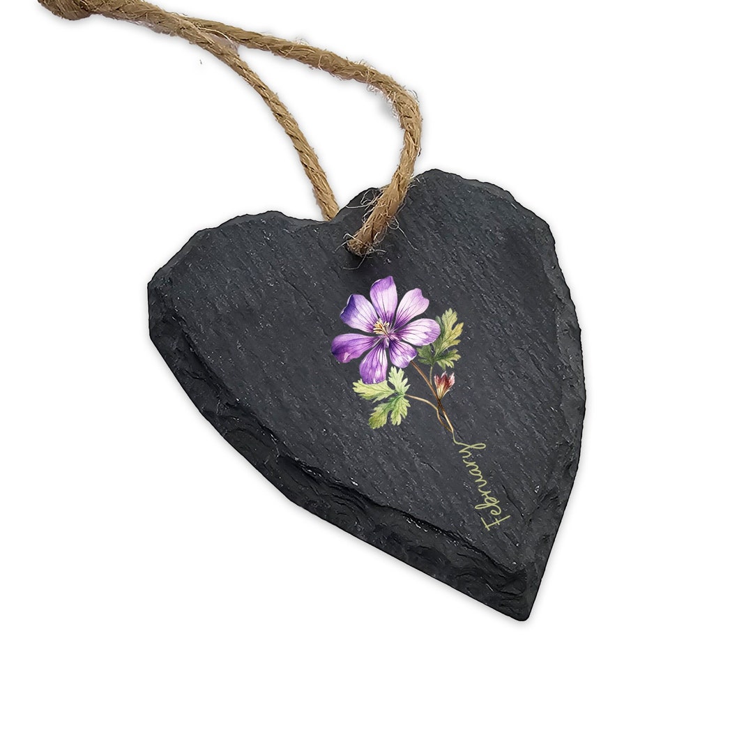 February Birth Flower Personalised Birthday Gift for Her - February ...