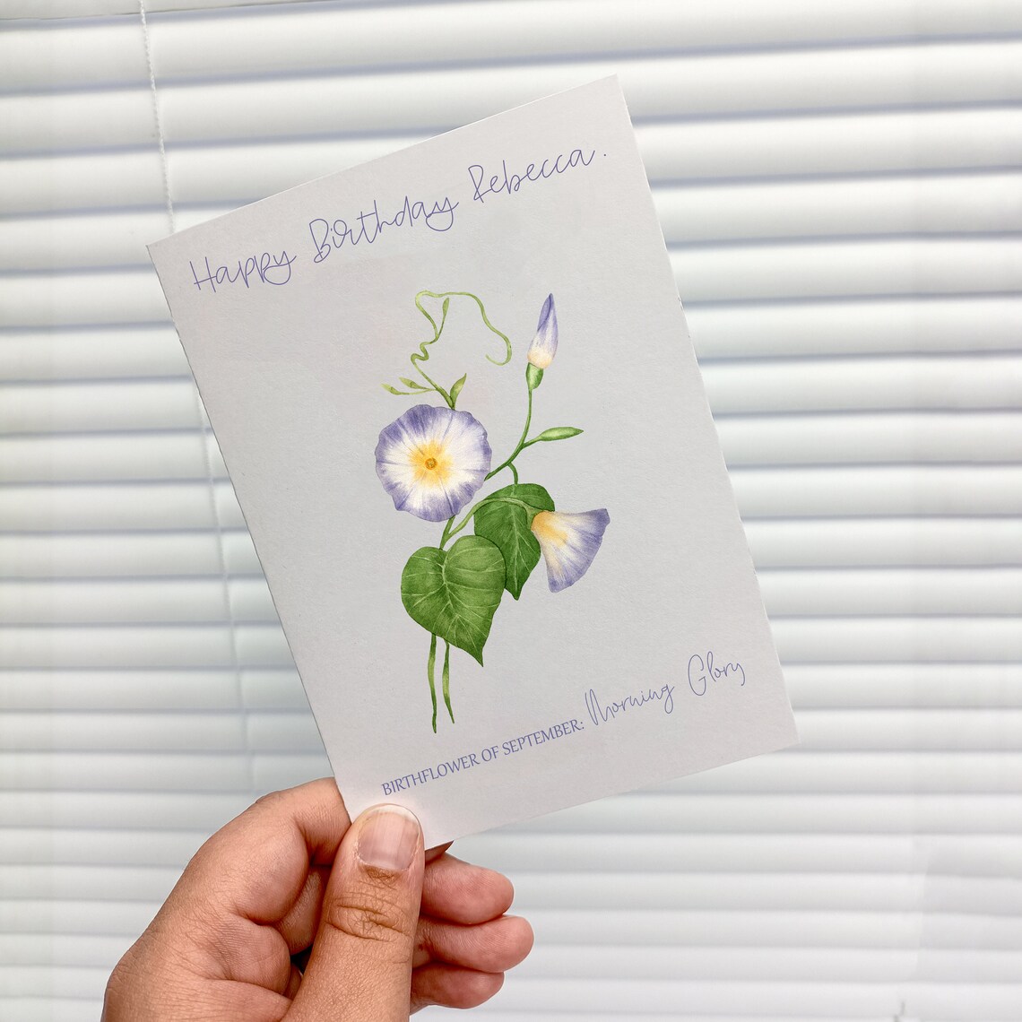 September Birthday Gift for Her Ceramic Coaster & A6 - Etsy UK