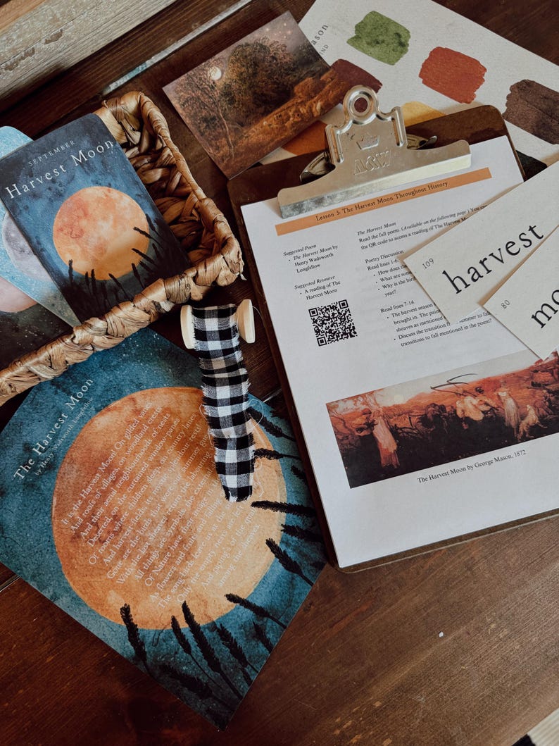 Harvest Moon Nature Study Guide | Instant Download Printable - Etsy