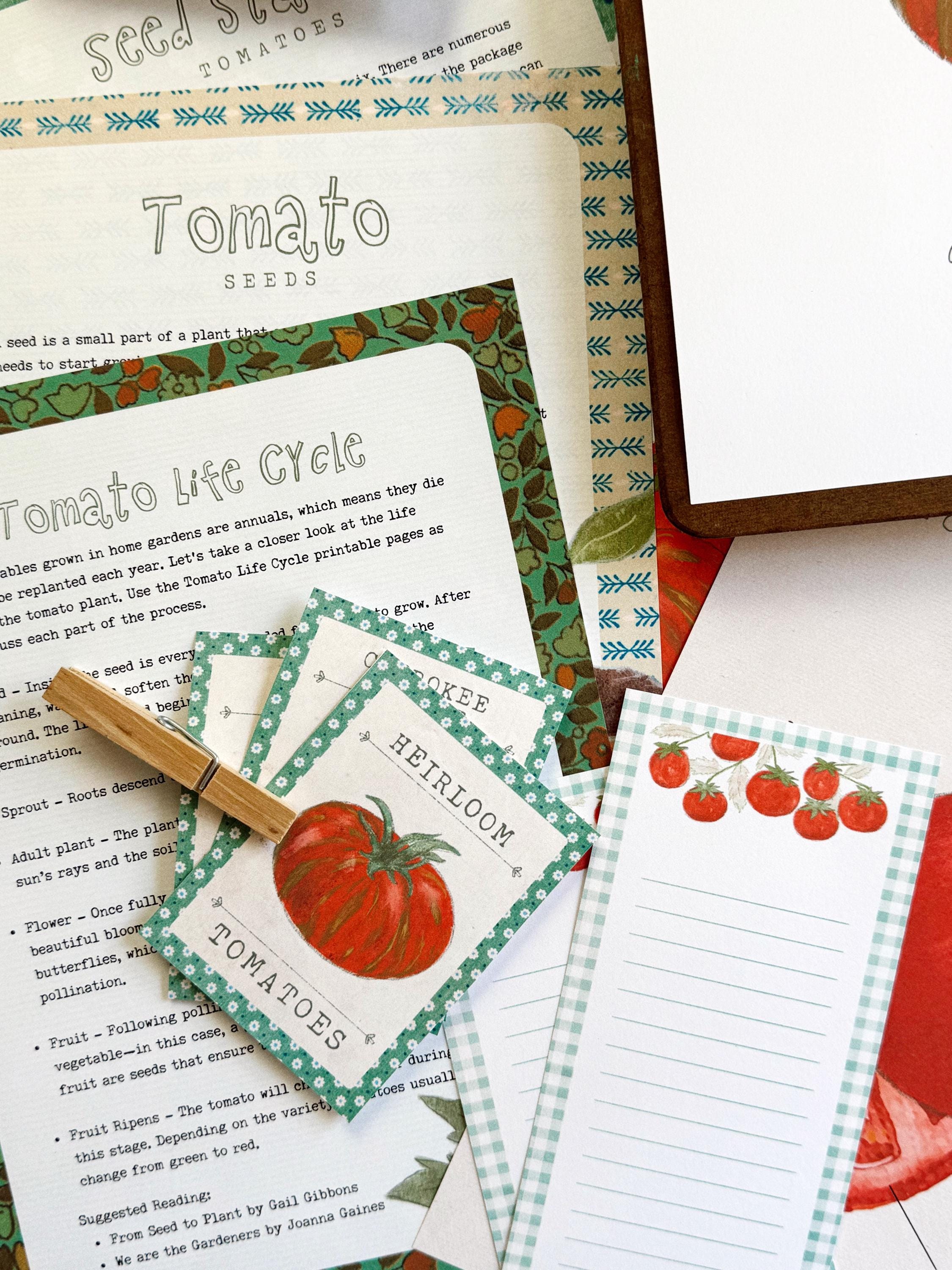 Tomato Lesson Guide + Pretend Play Farmers Market | Cottage Schoolhouse ...