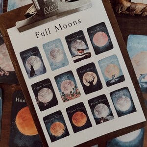 Full Moons Instant Download Printable - Etsy