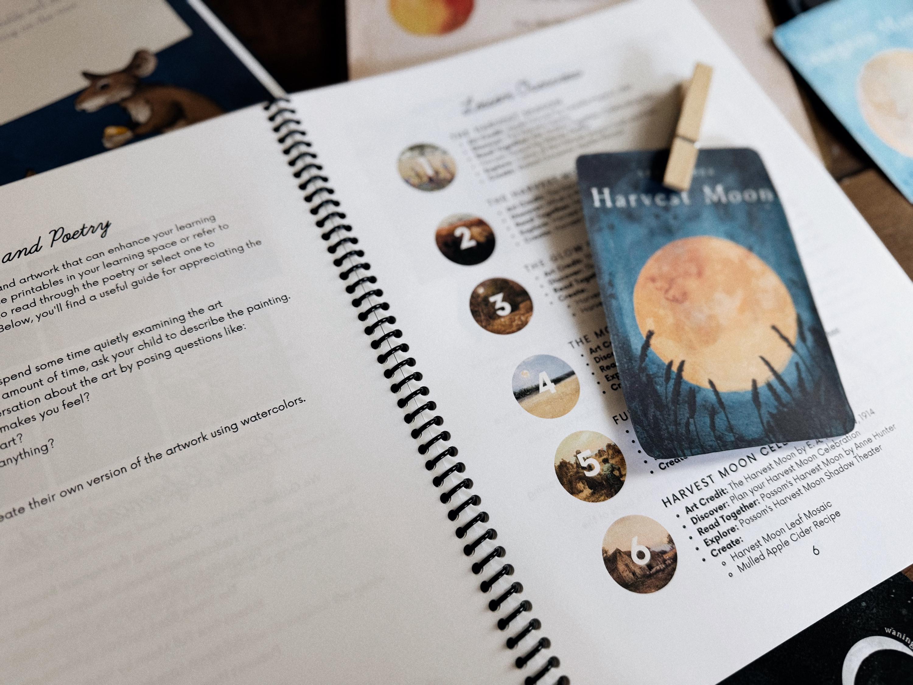 Harvest Moon Nature Study Guide | Instant Download Printable - Etsy