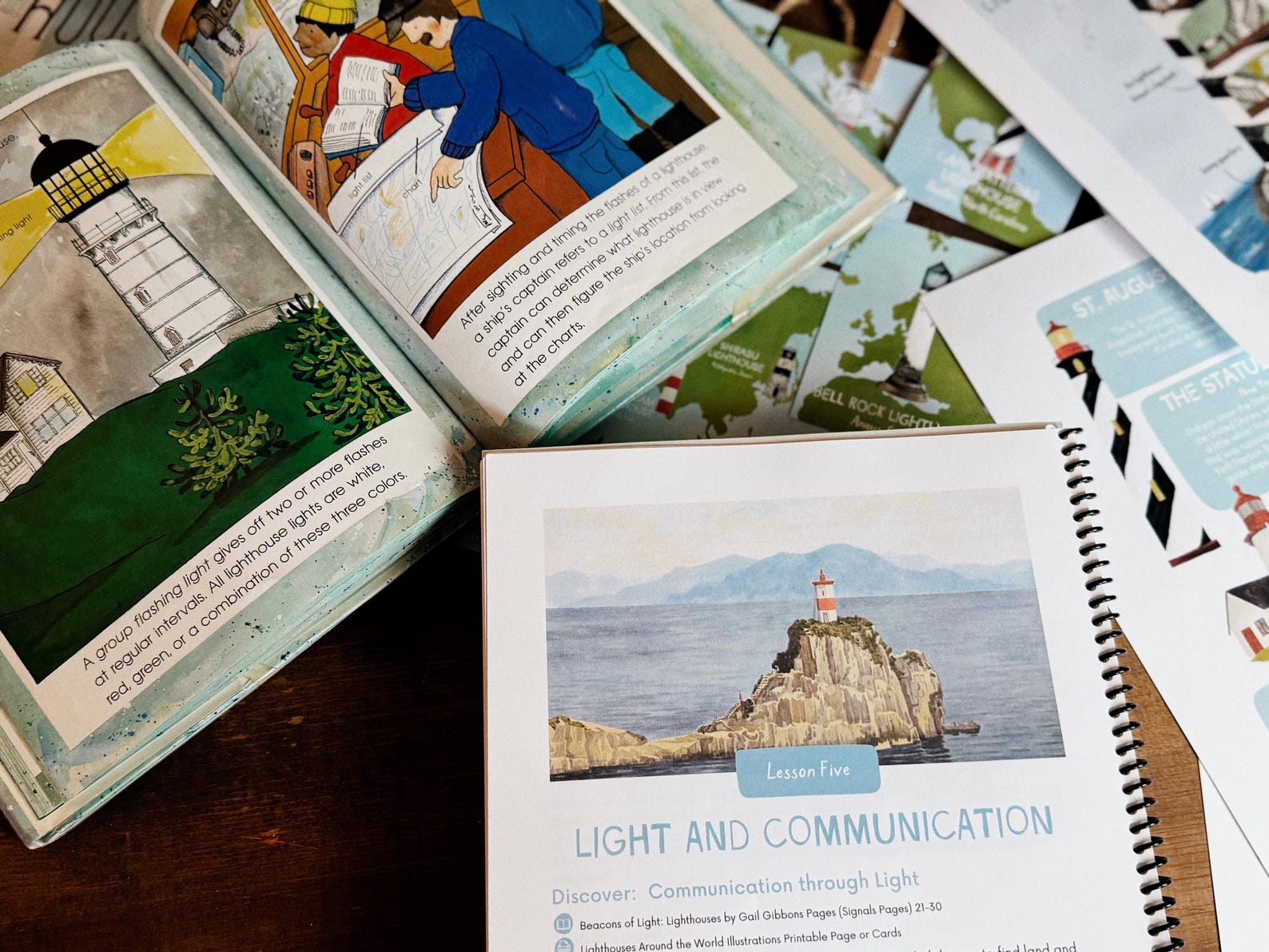 Lighthouses Guide | 5 Lesson Guide | Exploring the Construction ...
