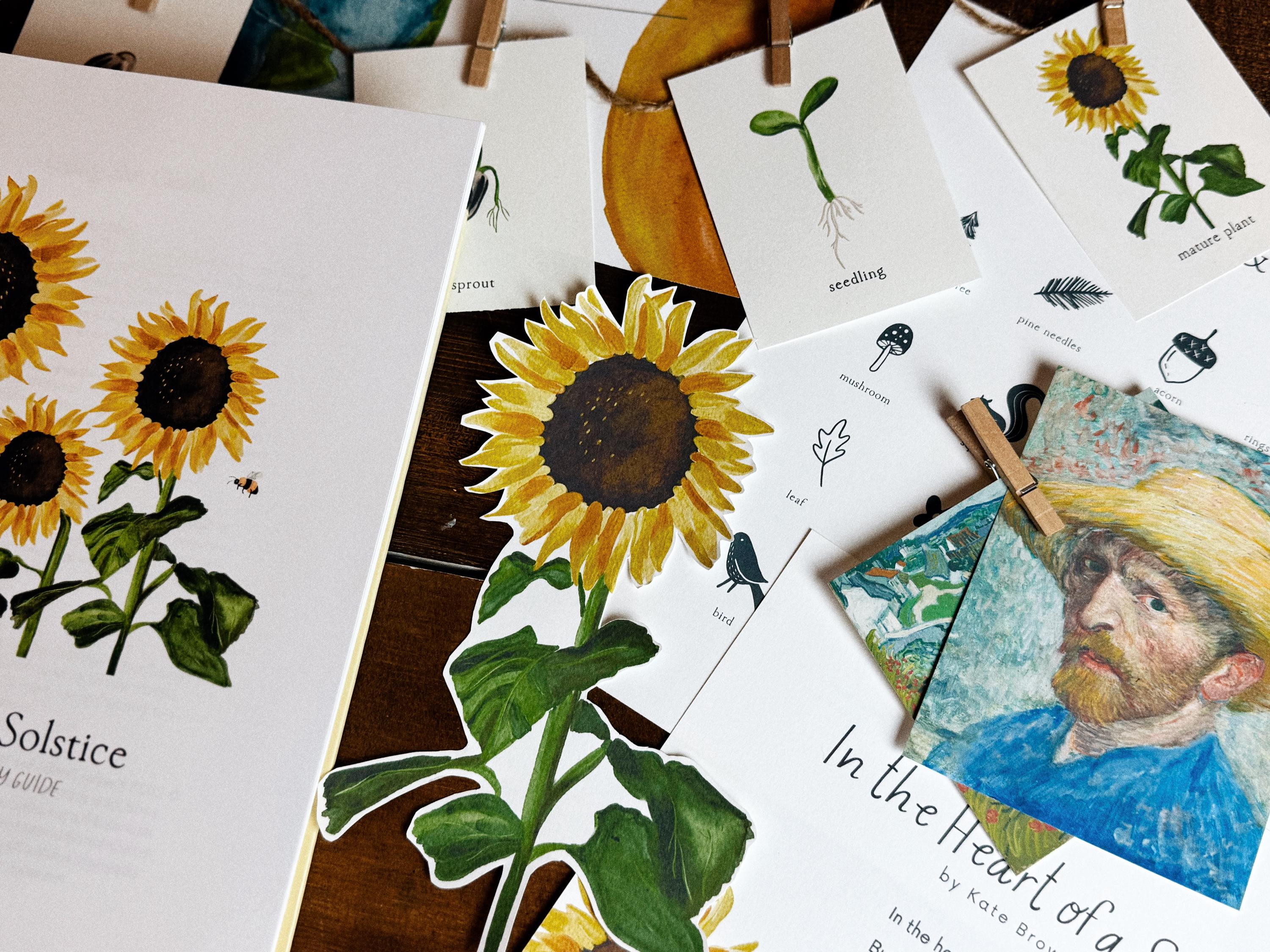 Summer Solstice Art & Nature Study Guide | Summer, Van Gogh Art Study ...