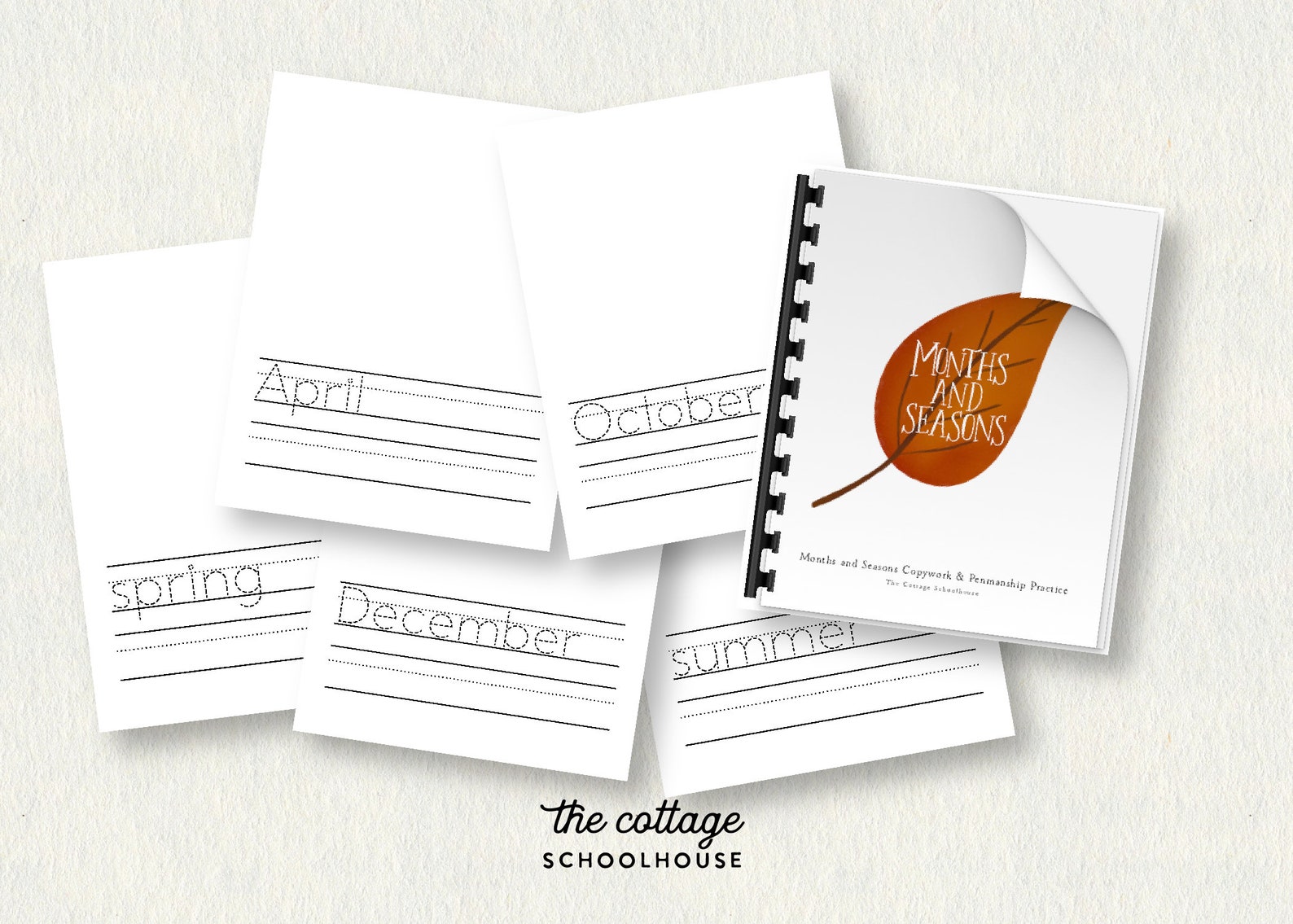 Months and Seasons Writing Practice Sheets Instant Download Printable ...