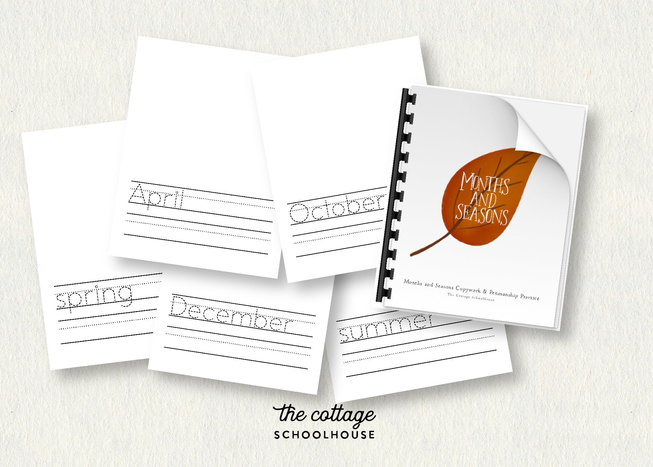 Months and Seasons Writing Practice Sheets | Instant Download Printable ...