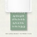 Cursive Alphabet Chalkboard Poster | Instant Download Printable ...