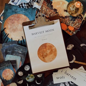 Harvest Moon Nature Study Guide | Instant Download Printable - Etsy