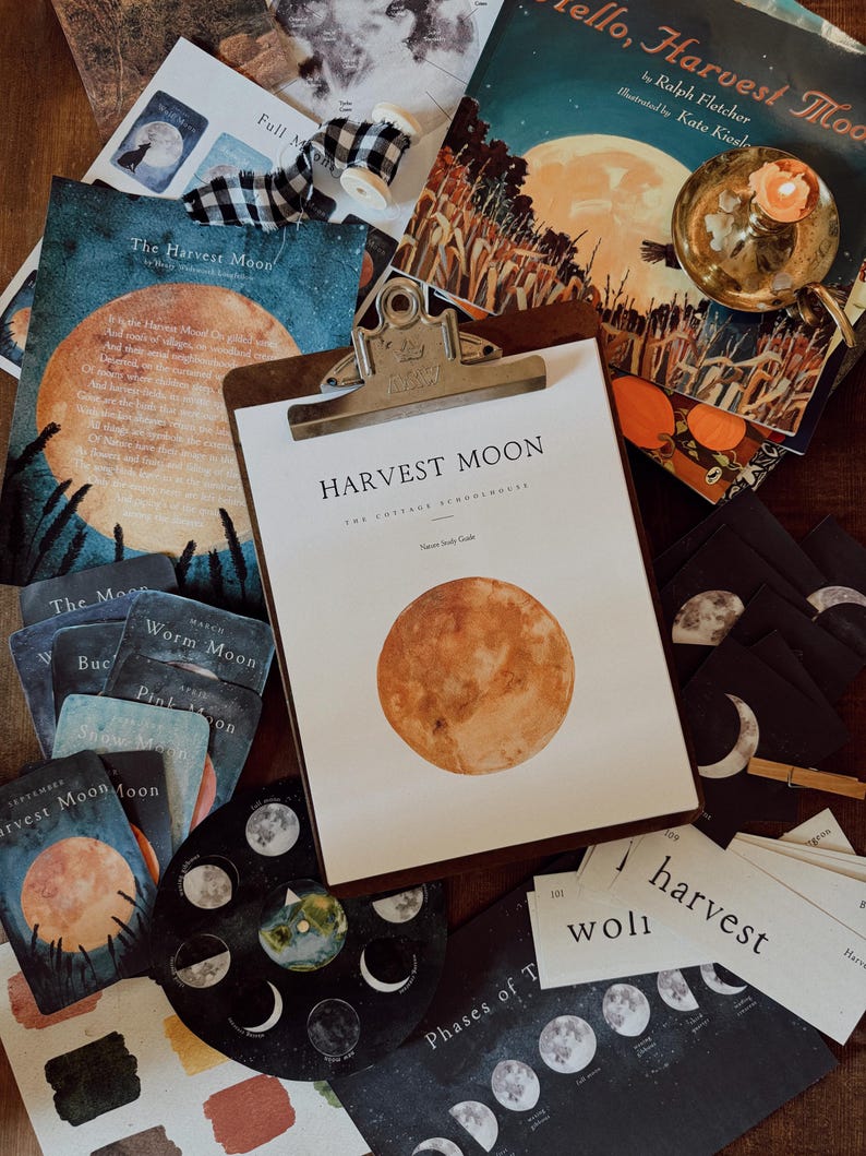 Harvest Moon Nature Study Guide Instant Download Printable - Etsy