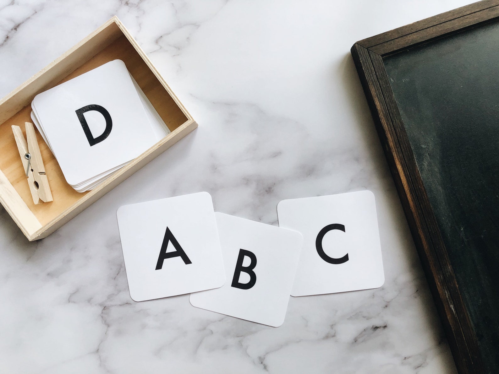 Alphabet Flashcards | Printable Uppercase + Lowercase Letters - Etsy