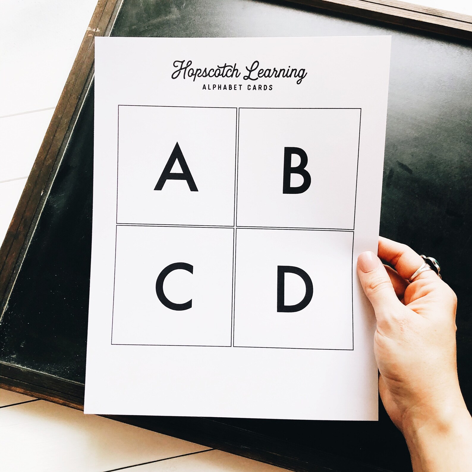 Alphabet Flashcards Printable Uppercase Lowercase Letters - Etsy