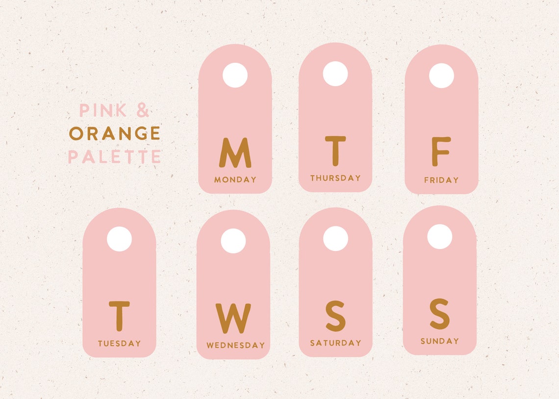Download + Print | Hanger Tags Closet Organizing - Etsy