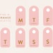 Download + Print | Hanger Tags Closet Organizing - Etsy