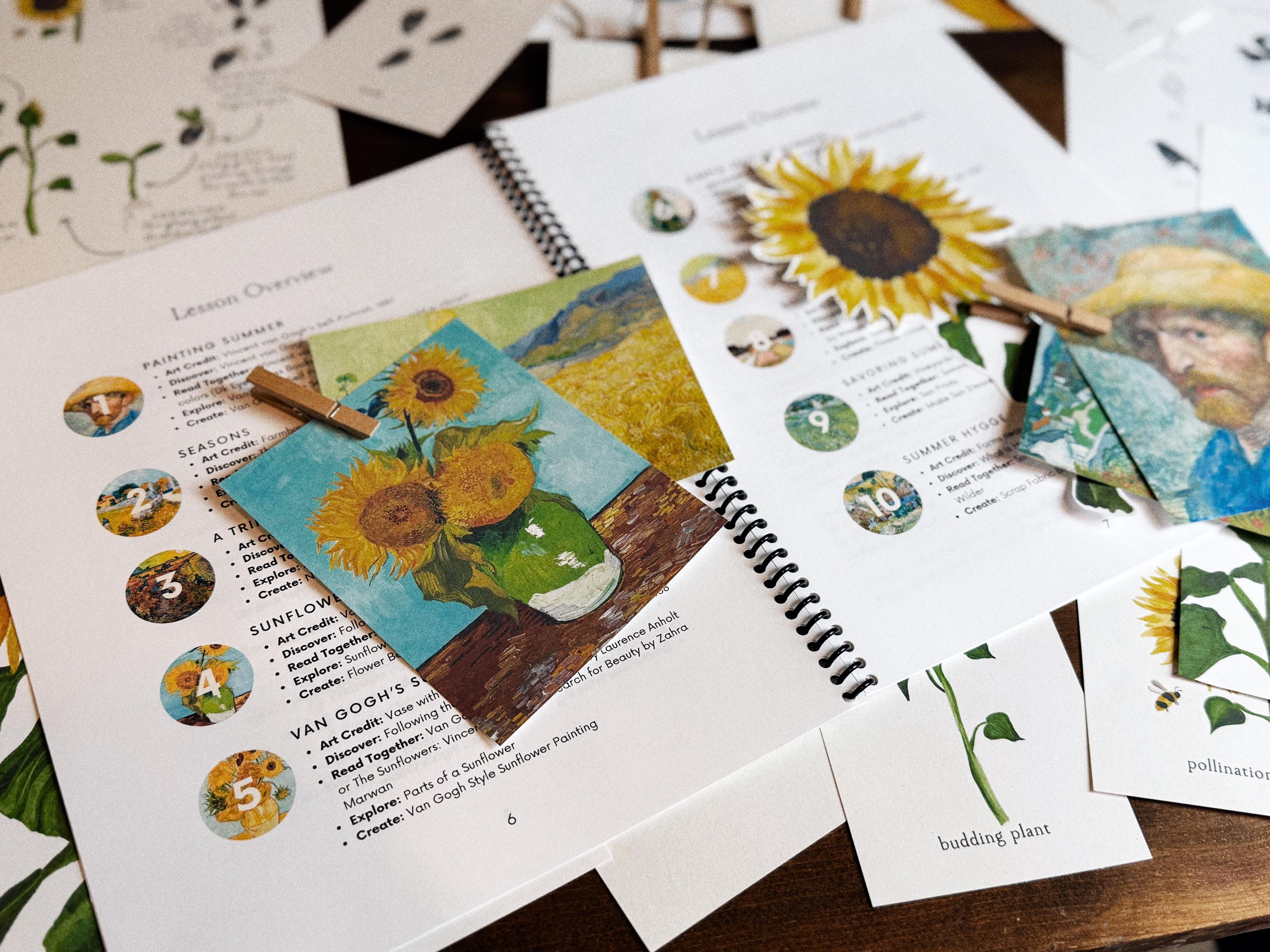 Summer Solstice Art & Nature Study Guide | Summer, Van Gogh Art Study ...